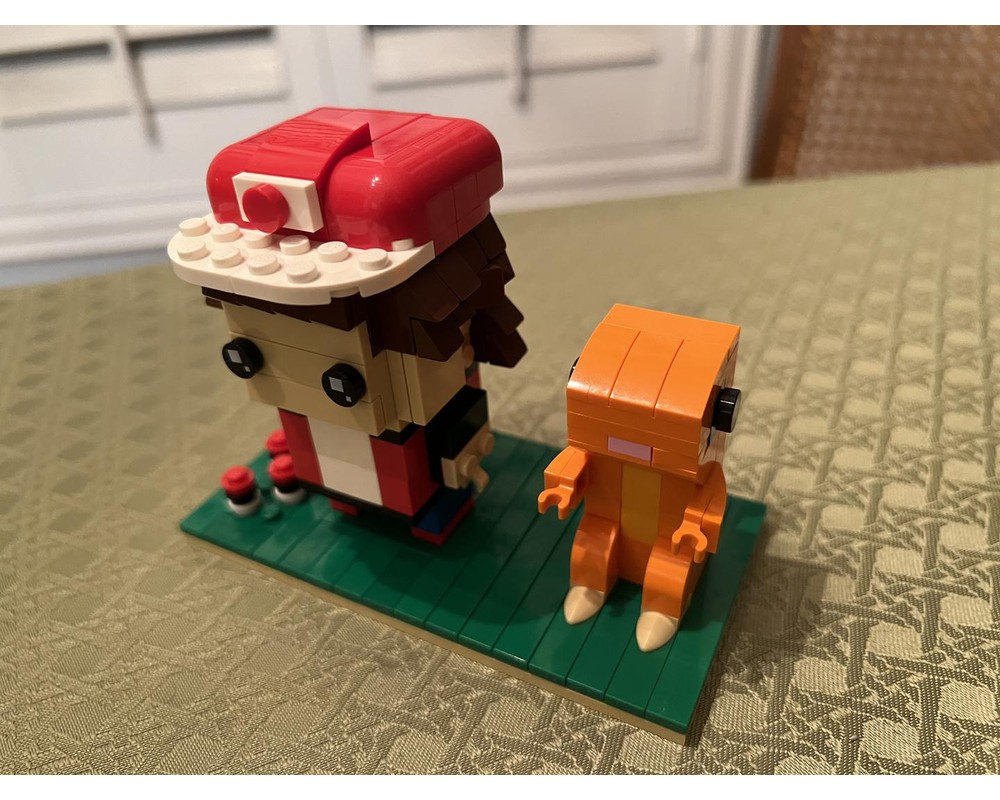 LEGO MOC Trainer Red and Charmander by TheOGOddLlama | Rebrickable ...