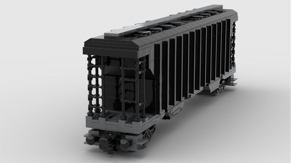 LEGO MOC Wagon Trémie couverte - Wagon Covered Hopper - B&O - MOC by ...