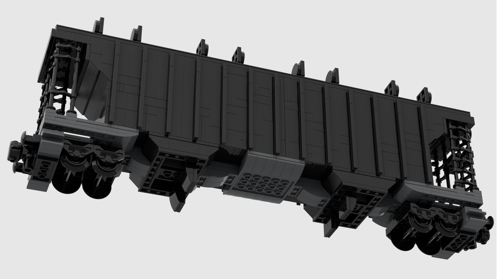 LEGO MOC Wagon Trémie couverte - Wagon Covered Hopper - B&O - MOC by ...