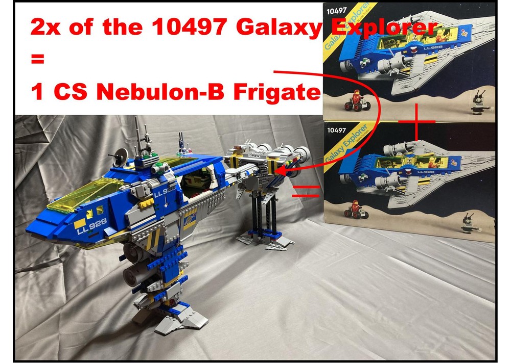 Lego Moc Classic Space Nebulon B Frigate By Thebrickshipyard