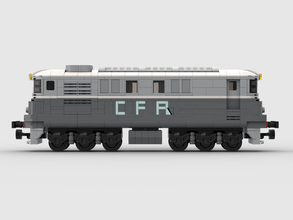Lego Moc Cfr 060da Diesel Locomotive By Kaiami Rebrickable Build