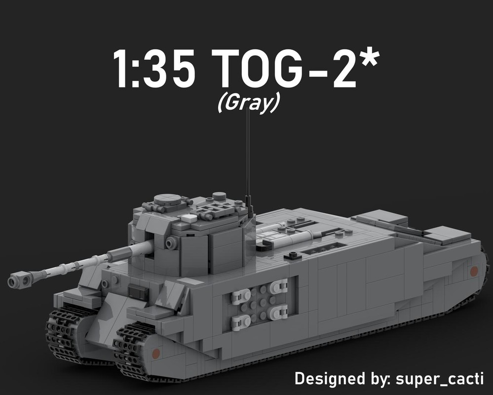 LEGO MOC 1:35 TOG-2* (Gray) by super_cacti | Rebrickable - Build with LEGO