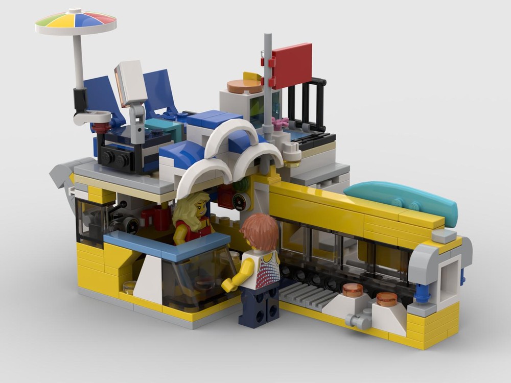 LEGO MOC Café Sunshine by ringddd | Rebrickable - Build with LEGO