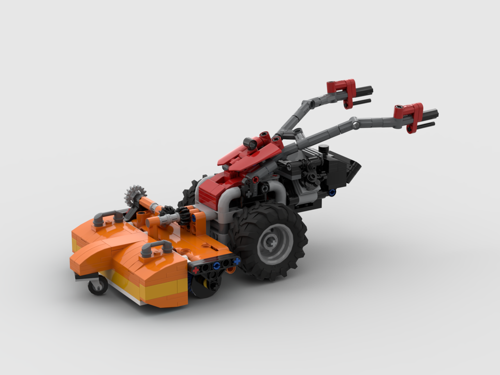 LEGO MOC Street Sweeper with Detachable Dirt Container for Single-Axle ...