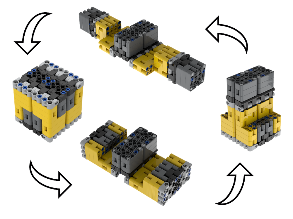 LEGO MOC Infinity folded cubes by jemunoz0 | Rebrickable - Build with LEGO