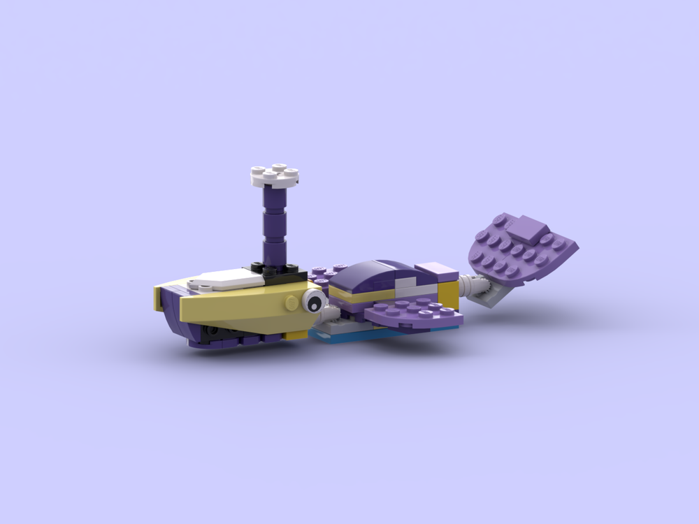 LEGO MOC Happy Whale by P4tp4t | Rebrickable - Build with LEGO