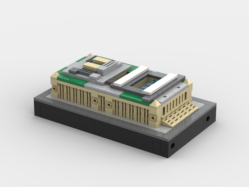 LEGO MOC Moynihan Train Hall by Taters | Rebrickable - Build with LEGO