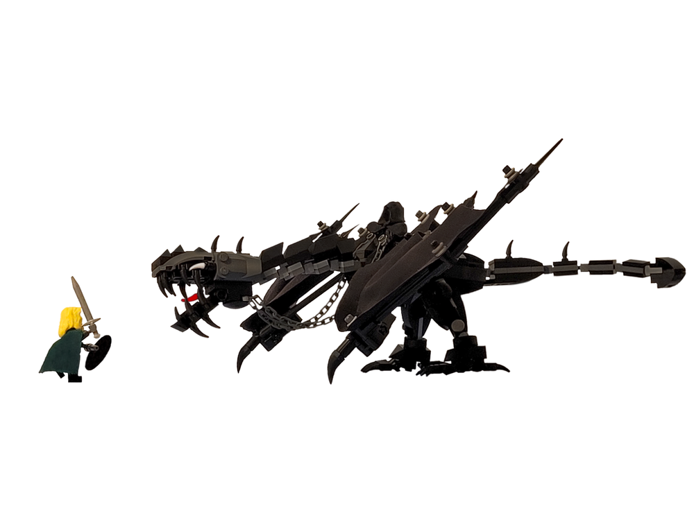 LEGO MOC Eowyn vs. the Dwimmerlaik (and Fell Beast) by jmwhitzippo ...