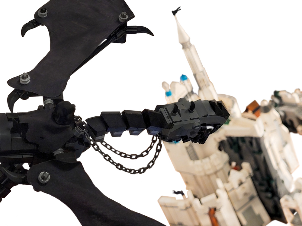 LEGO MOC Eowyn vs. the Dwimmerlaik (and Fell Beast) by jmwhitzippo ...