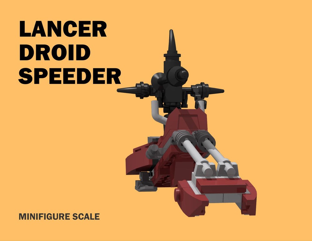 LEGO MOC Lancer Droid Speeder by KennoMonkey | Rebrickable - Build with ...