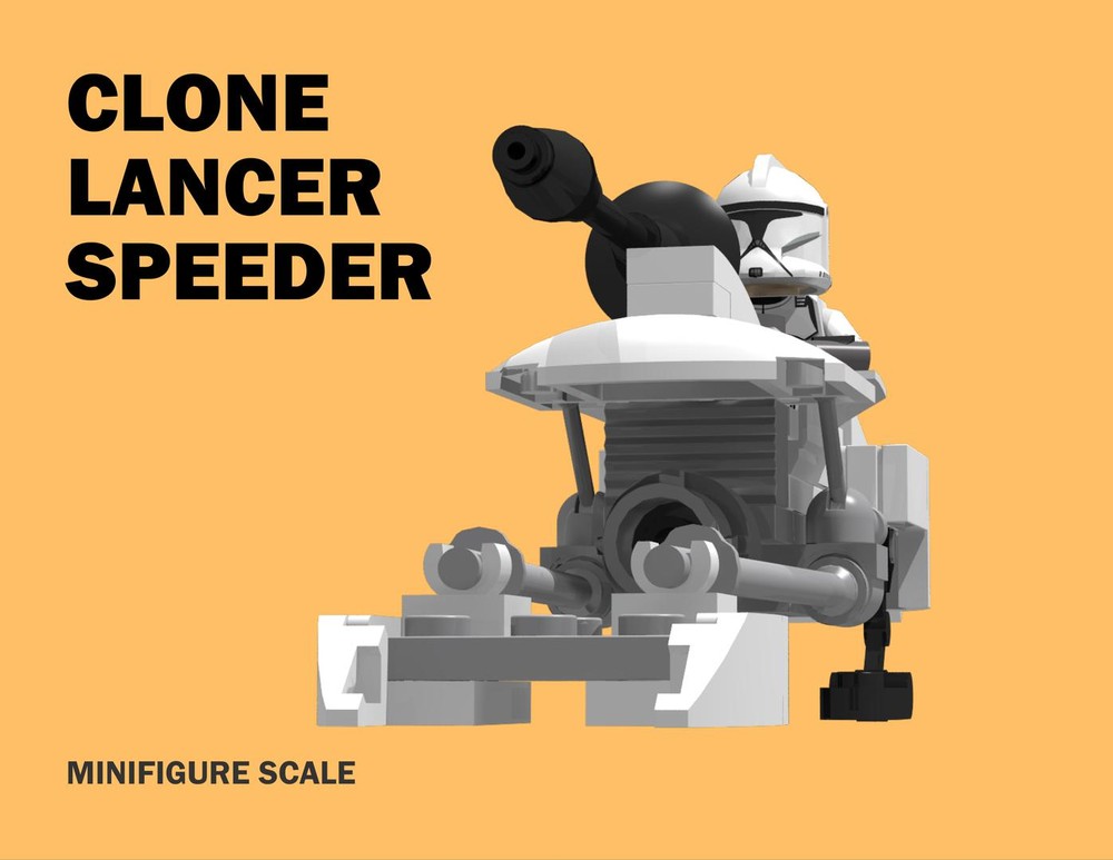 LEGO MOC clone lancer speeder by KennoMonkey | Rebrickable - Build with ...