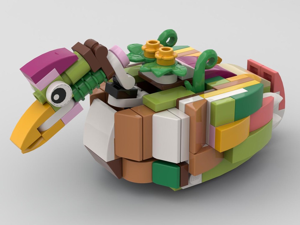 LEGO MOC Botanical Duck by ringddd | Rebrickable - Build with LEGO