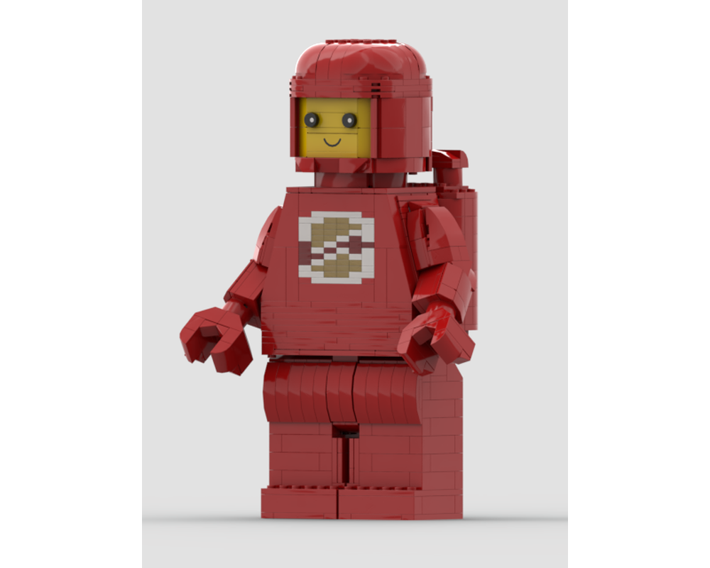 Lego Moc Big Classic Spaceman Red Brick Build By Dirk81 Rebrickable