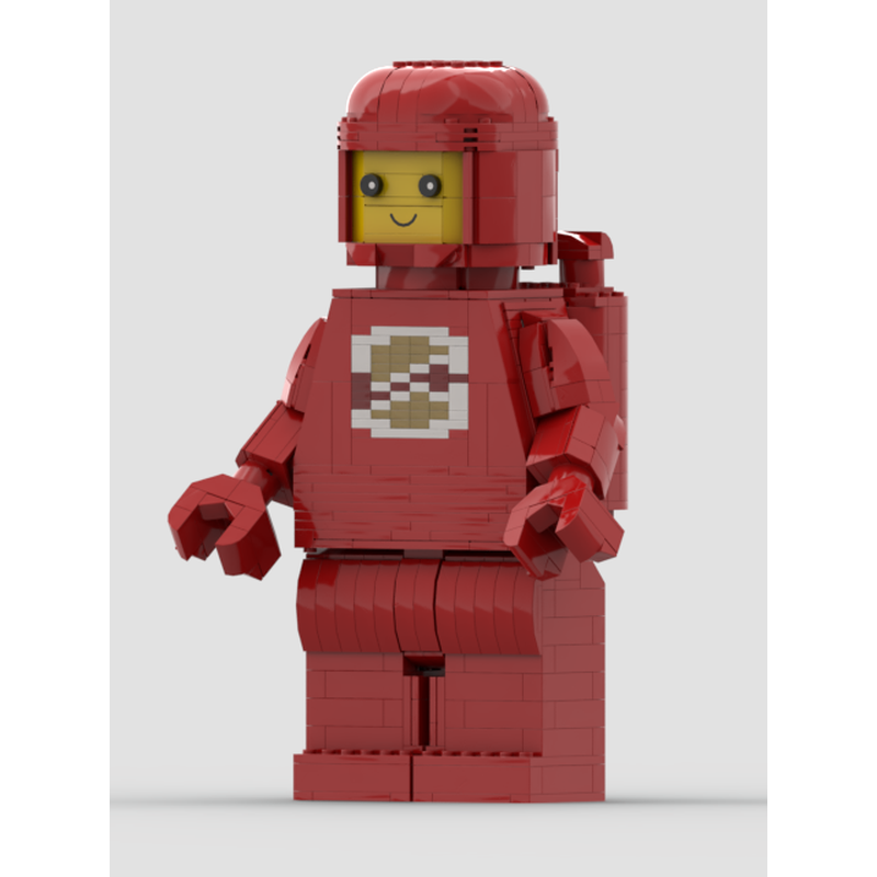 LEGO MOC Big Classic Spaceman Red Brick Build by dirk81 | Rebrickable ...