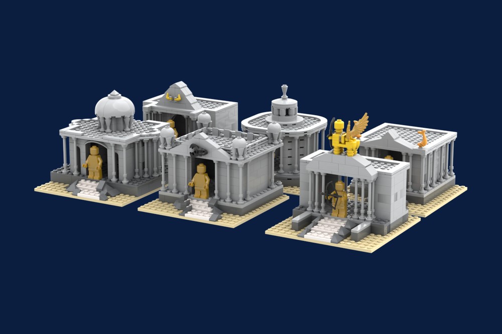 LEGO MOC the 6 temples of the zodiac (Libra, Scorpio, Sagittarius ...