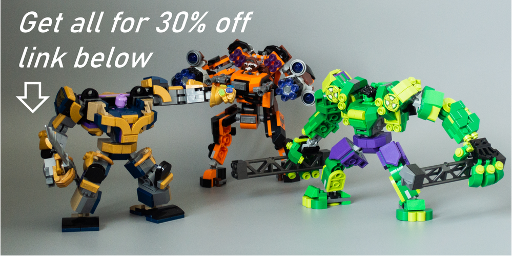 LEGO MOC 76243 x 2 Rocket Mech Armor Upgrade by Ransom_Fern ...