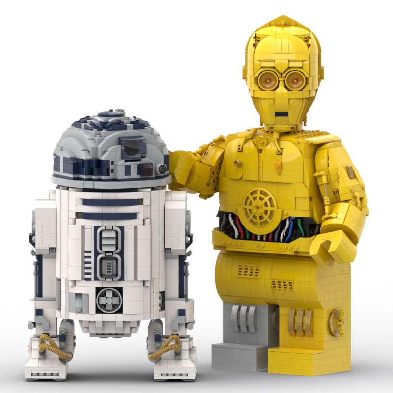 LEGO MOC C-3PO megafigure by Albo.Lego | Rebrickable - Build with LEGO