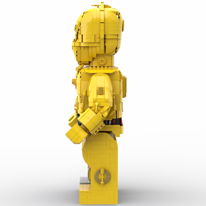 LEGO MOC C-3PO megafigure by Albo.Lego | Rebrickable - Build with LEGO