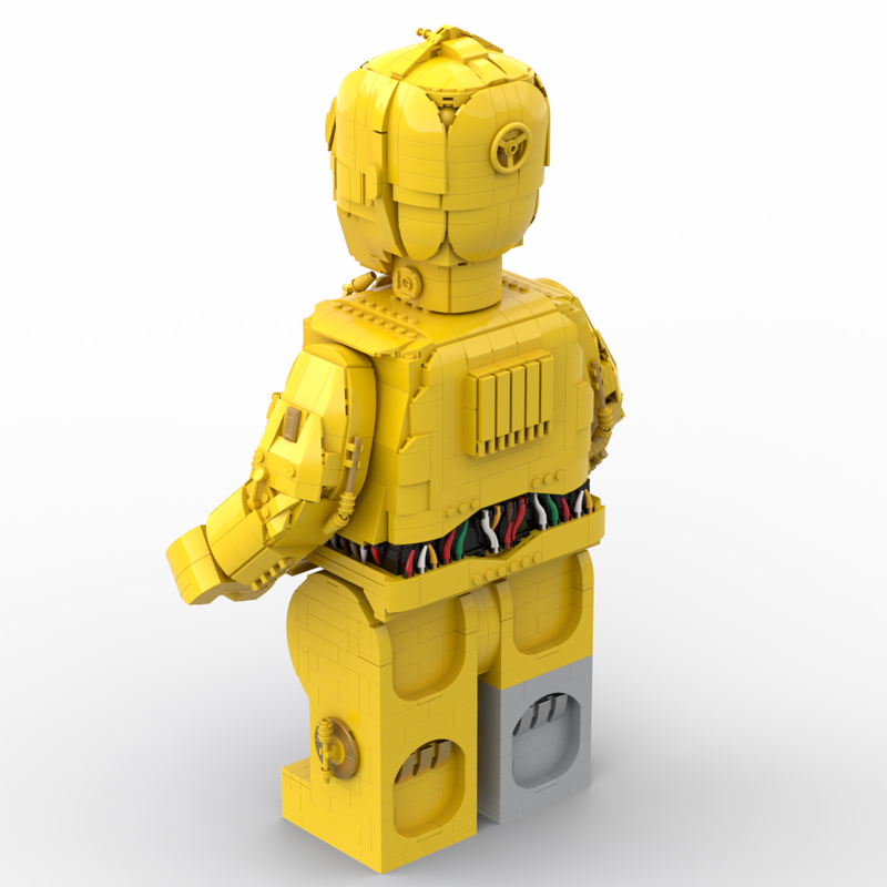 LEGO MOC C-3PO megafigure by Albo.Lego | Rebrickable - Build with LEGO