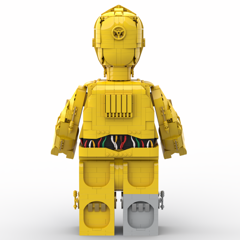 LEGO MOC C-3PO megafigure by Albo.Lego | Rebrickable - Build with LEGO