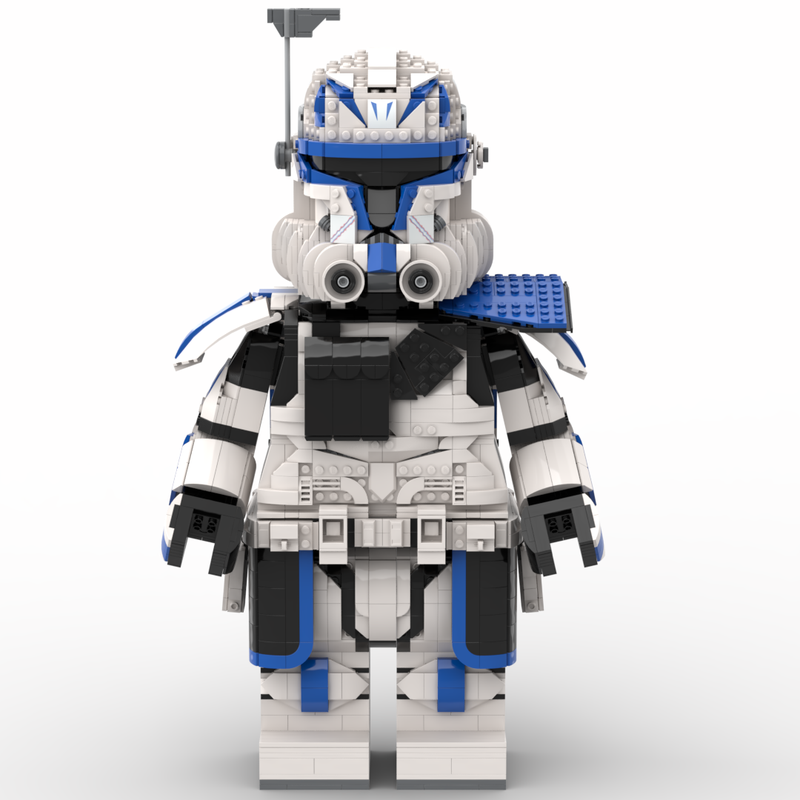 LEGO MOC Captain Rex Phase 2 Megafigure (fits official helmet) by Albo ...