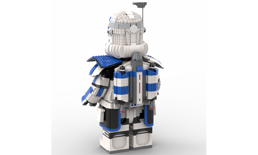 LEGO MOC-140993 Captain Rex Phase 2 Megafigure (fits official helmet ...