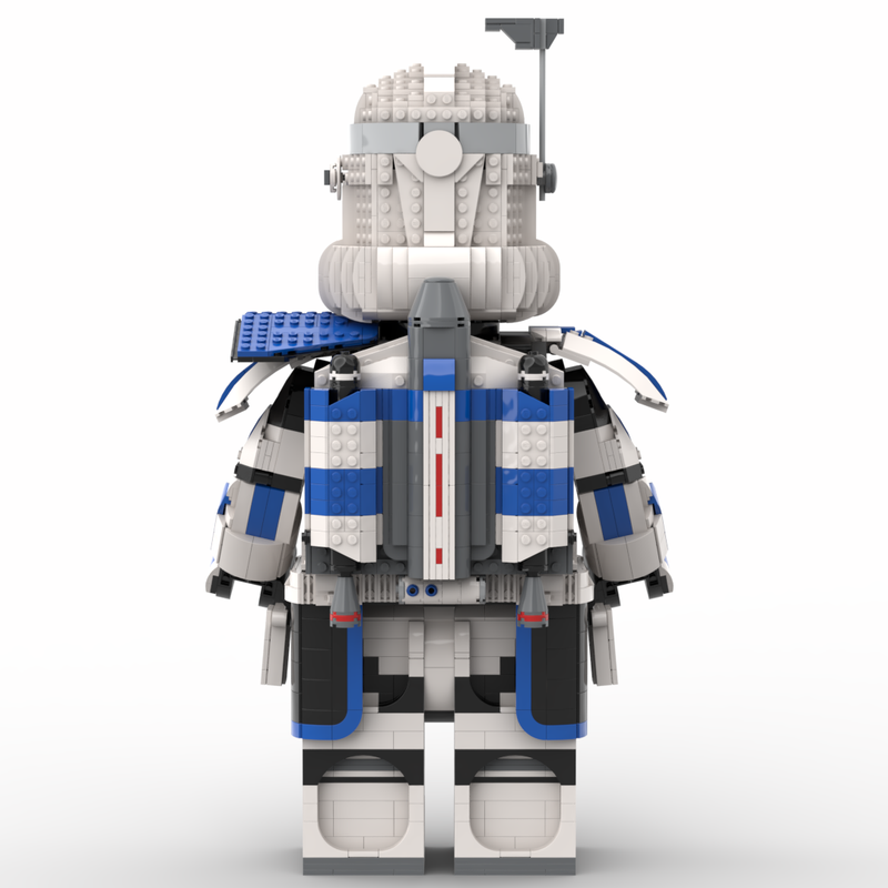 LEGO MOC Captain Rex Phase 2 Megafigure (fits official helmet) by Albo ...