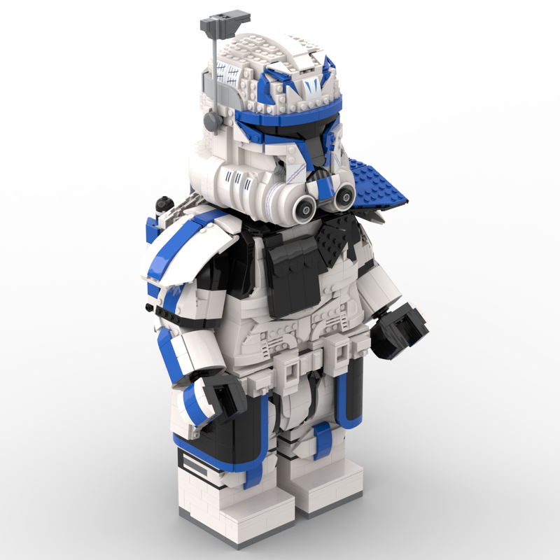 LEGO MOC Captain Rex Phase 2 Megafigure (fits official helmet) by Albo ...