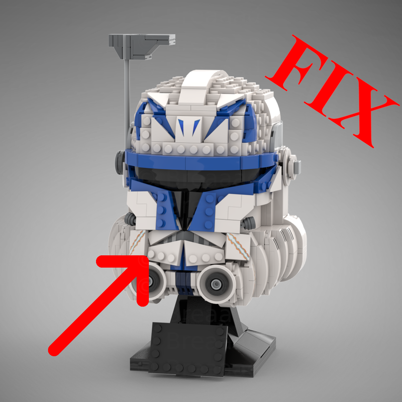 LEGO MOC 75349 Captain Rex Mouth FIX (Helmet Collection) by Breaaad ...