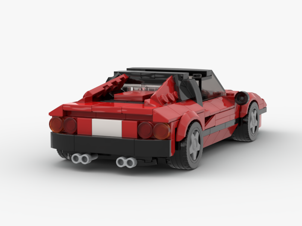 LEGO MOC Ferrari 308 GTS by Double_U_Bricks | Rebrickable - Build with LEGO