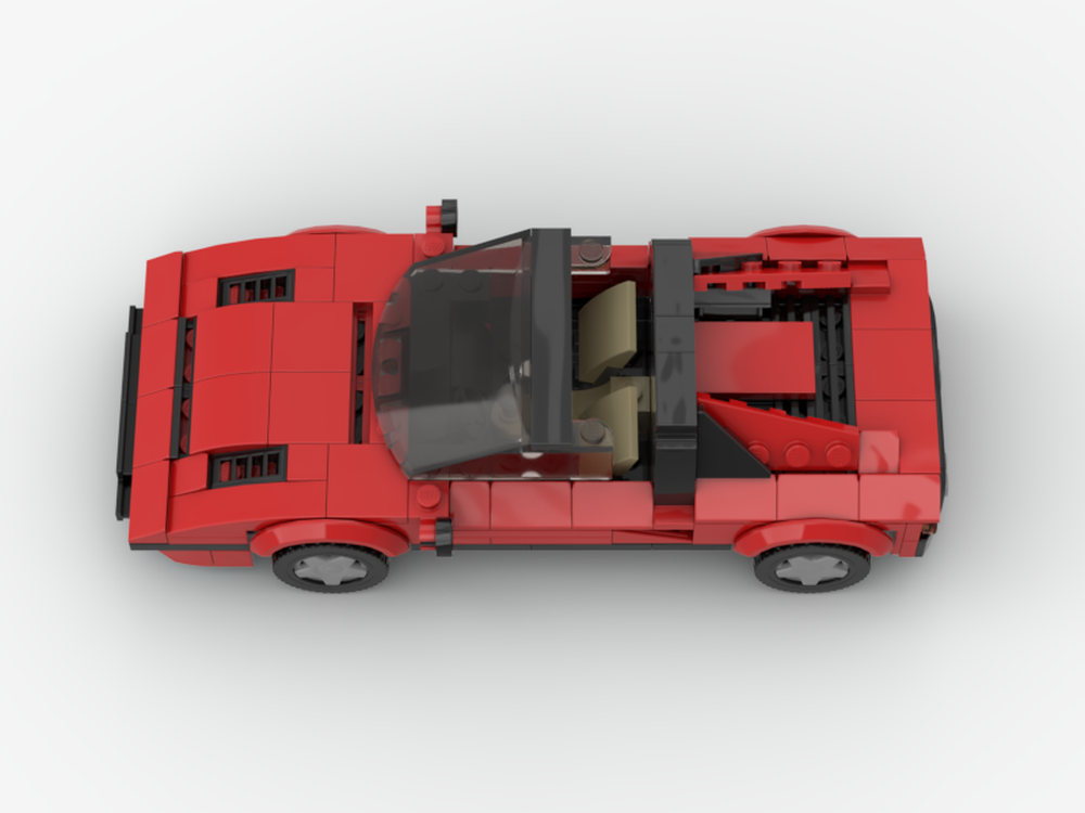 LEGO MOC Ferrari 308 GTS by Double_U_Bricks | Rebrickable - Build with LEGO