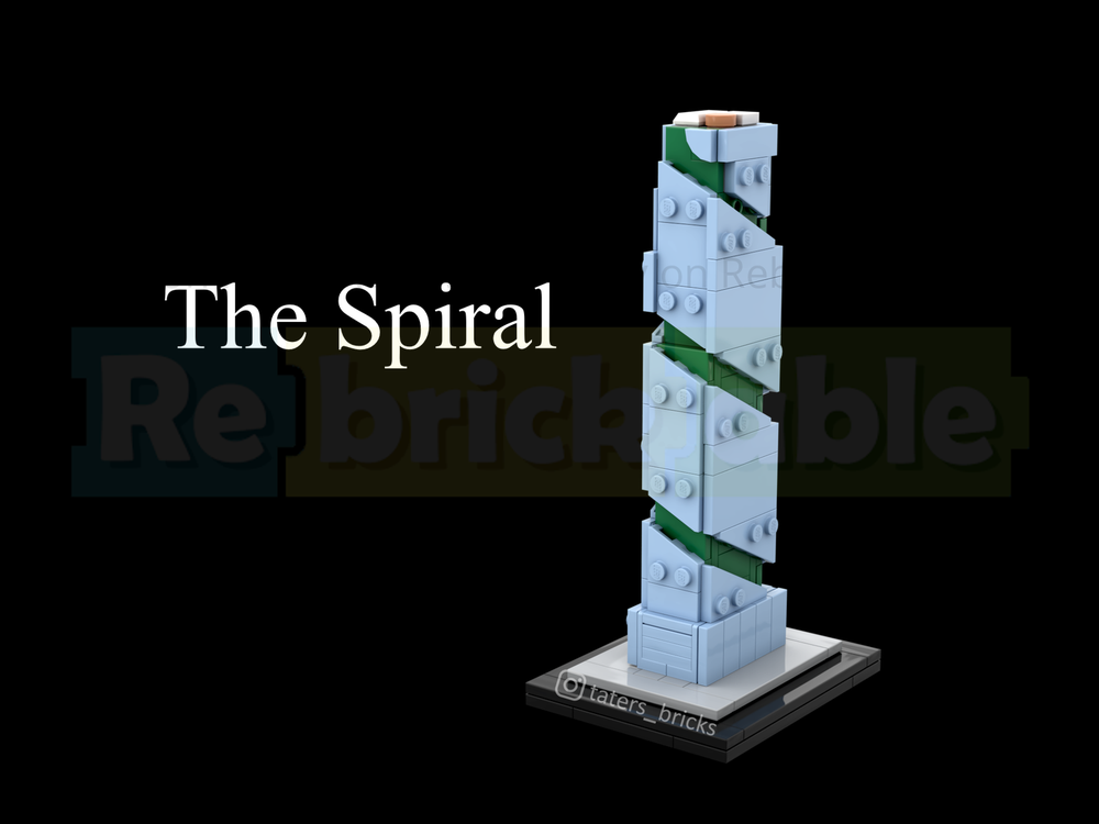 LEGO MOC The Sprial NYC by Taters | Rebrickable - Build with LEGO