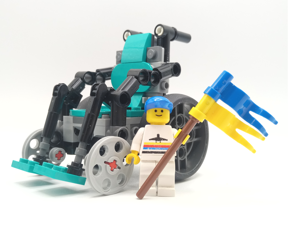 LEGO MOC 31135 Wheelchair by Dafeld | Rebrickable - Build with LEGO