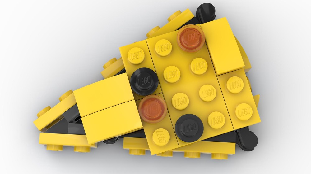 LEGO MOC 31014 Pizza slice by Dujk | Rebrickable - Build with LEGO