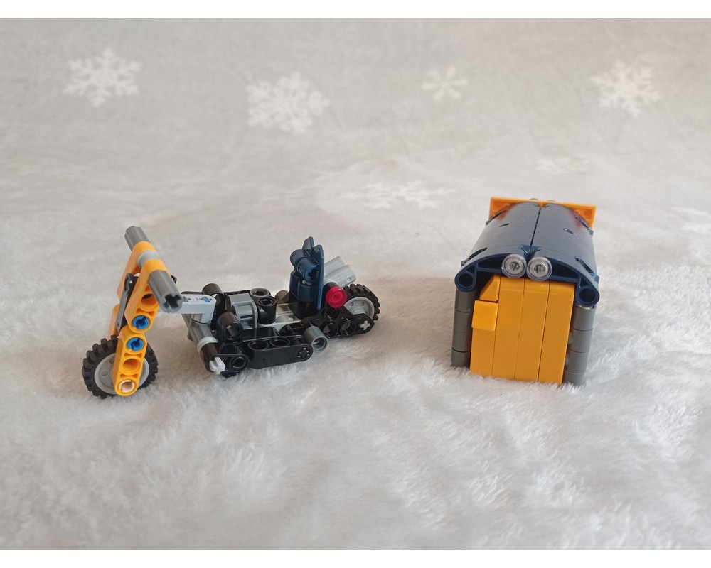 Lego Moc Garageandbike 42147 Alternative By Alexgam Rebrickable Build