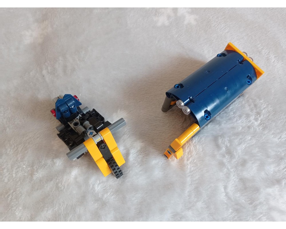 Lego Moc Garageandbike 42147 Alternative By Alexgam Rebrickable Build