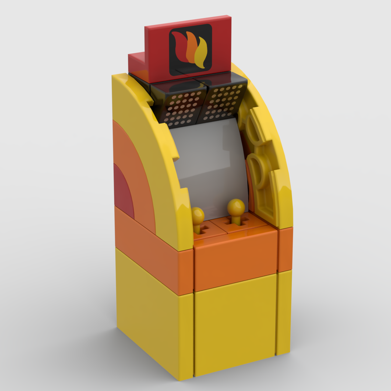 LEGO MOC Arcade Another Candy Cab by Ptchnk | Rebrickable - Build with LEGO
