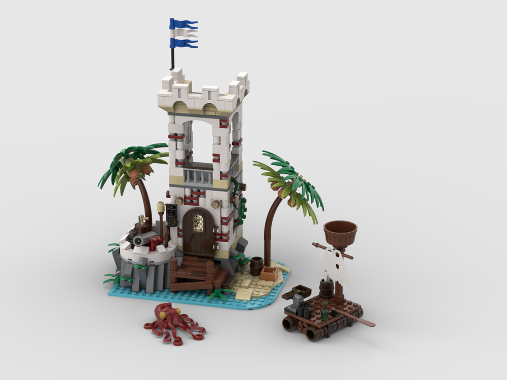 LEGO MOC Sabre Island 2.0 by Klarinik | Rebrickable - Build with LEGO