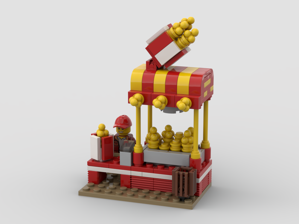 LEGO MOC-141144 Popcorn stand by gabizon | Rebrickable - Build with LEGO