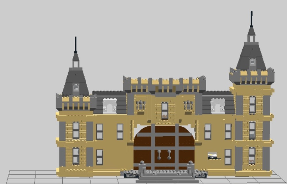 LEGO MOC manoir wayne by b2r361 | Rebrickable - Build with LEGO