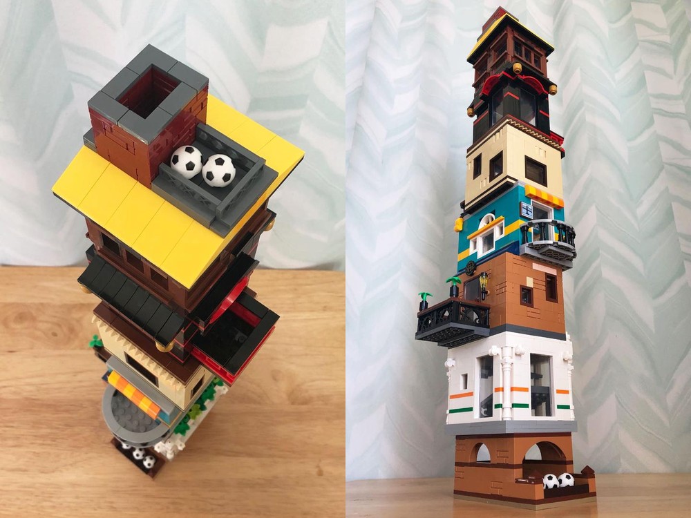 LEGO MOC Ball Run Tower by phoester | Rebrickable - Build with LEGO
