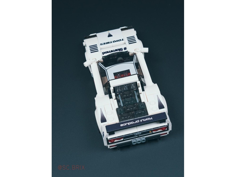 Lego Moc Lbwk Liberty Walk F40 By Scbrix Rebrickable Build With Lego