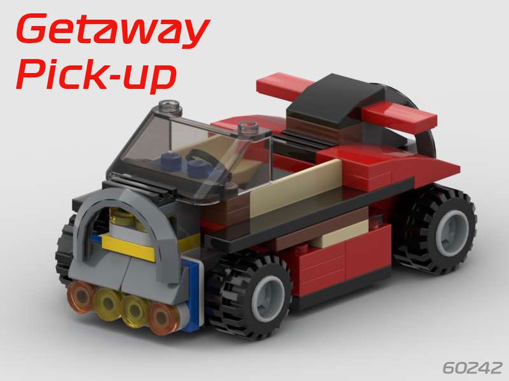 LEGO MOC 60242 Getaway Pick-up by dLegooo | Rebrickable - Build with LEGO