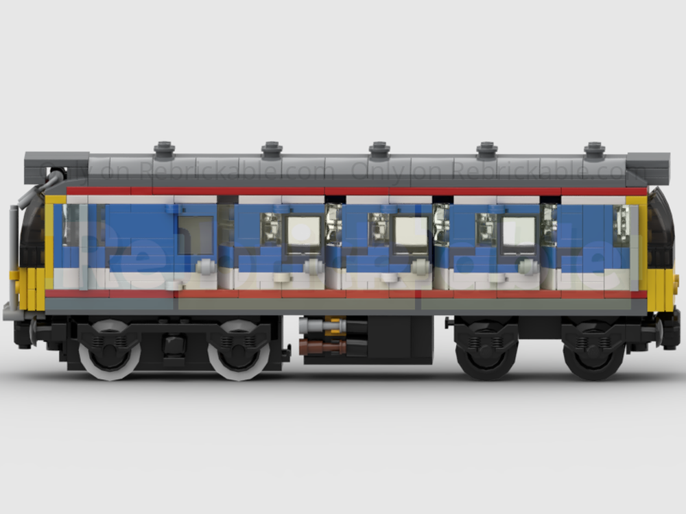 LEGO MOC Class 121 'Bubblecar' Diesel Railcar Train in Network ...