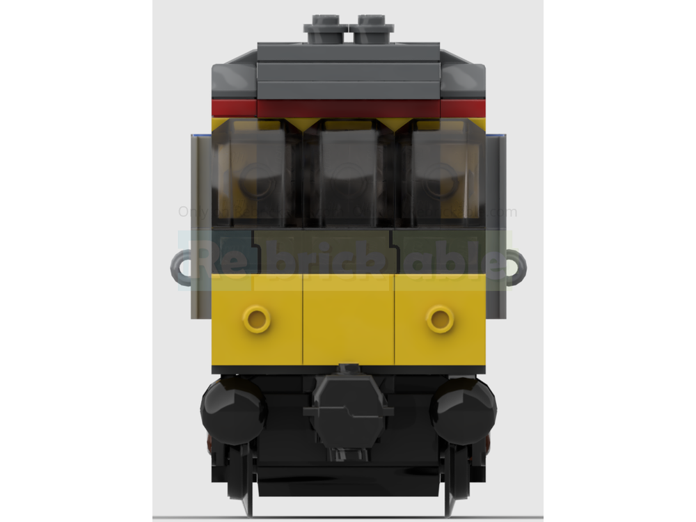 LEGO MOC Class 121 'Bubblecar' Diesel Railcar Train in Network ...