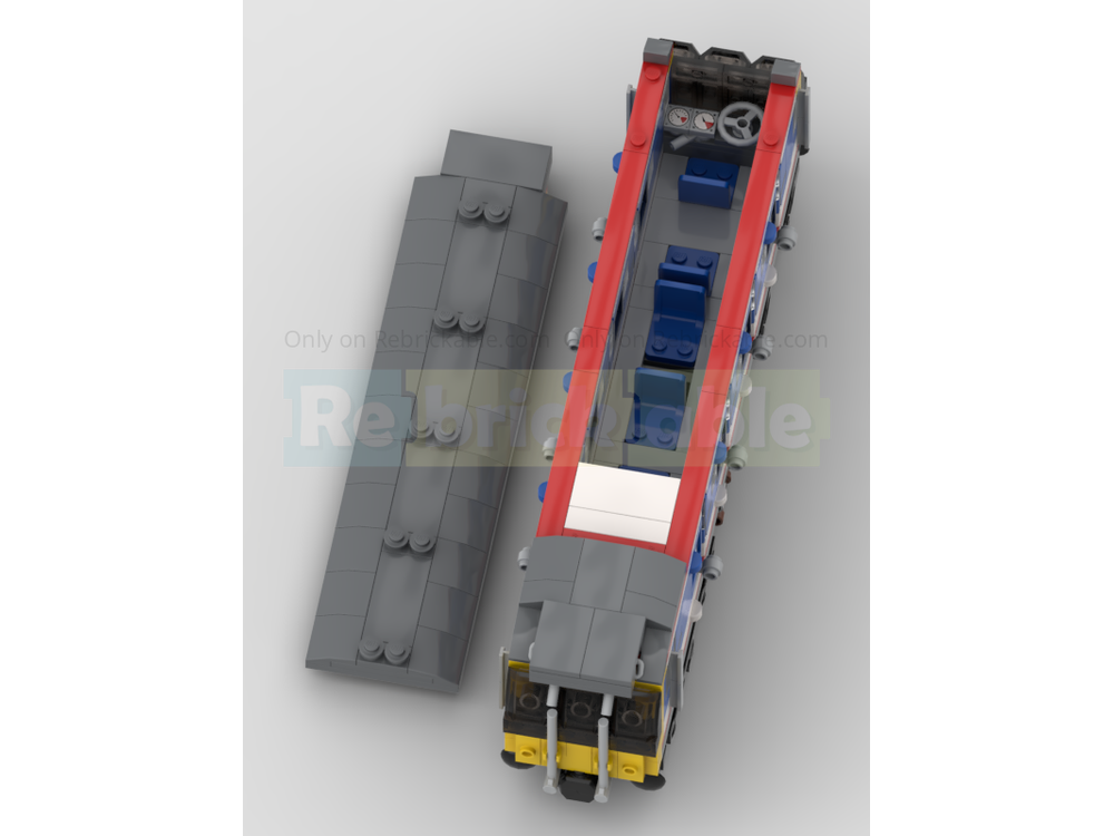 LEGO MOC Class 121 'Bubblecar' Diesel Railcar Train in Network ...