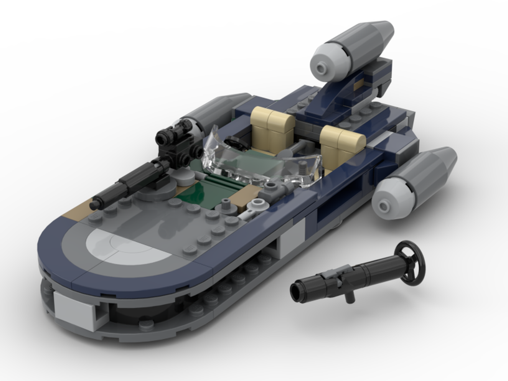 LEGO MOC Rebel Modified X-34 Landspeeder by RubyWalrus8275 ...