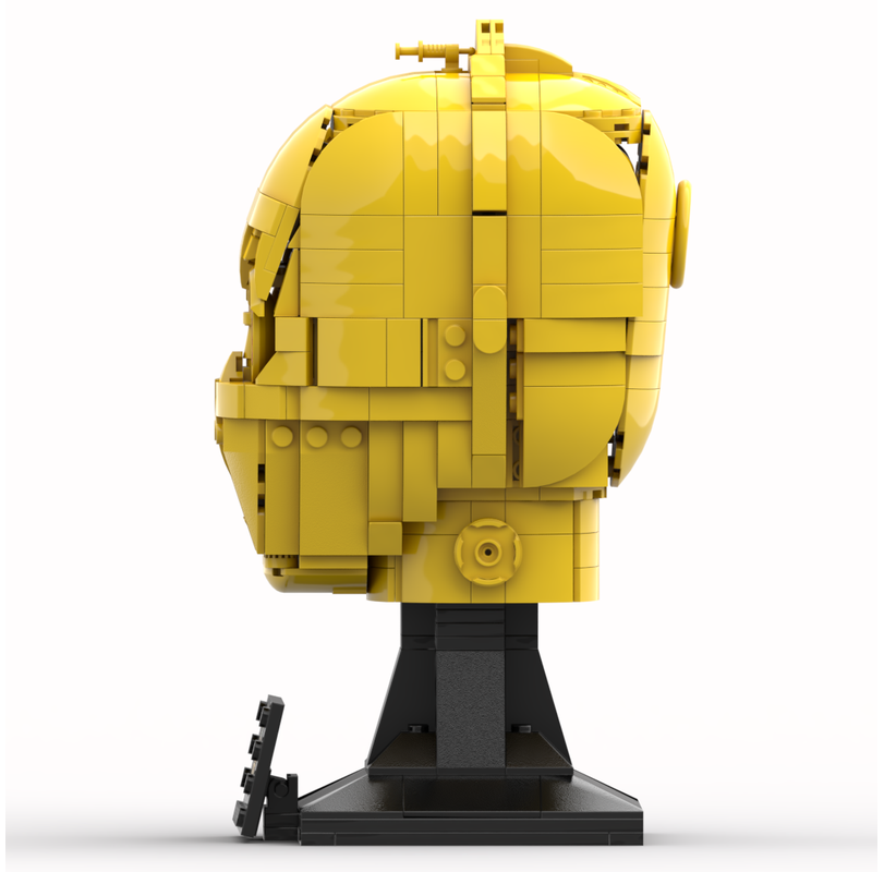 LEGO MOC C-3PO head (Helmet collection style) by Albo.Lego ...
