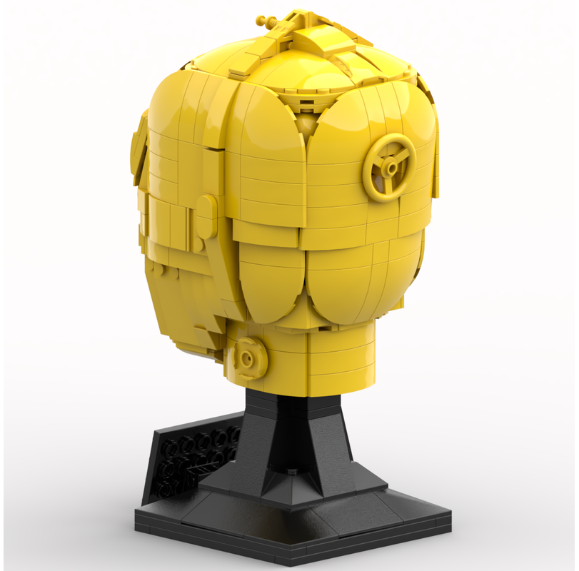 LEGO MOC C-3PO head (Helmet collection style) by Albo.Lego ...