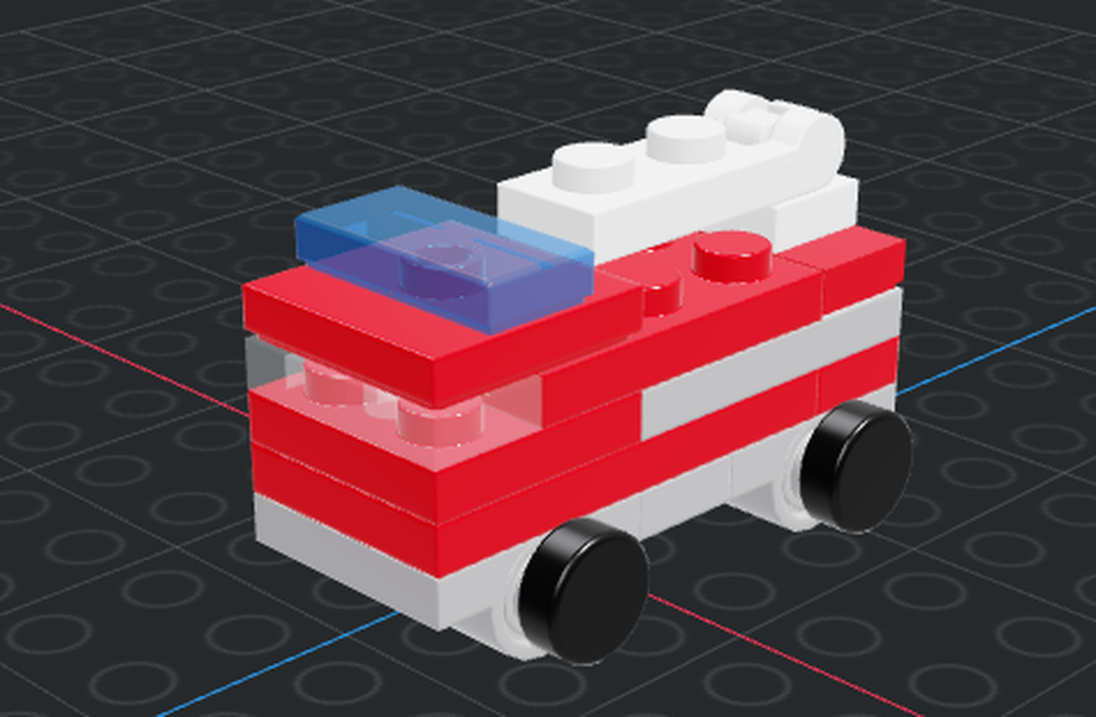 LEGO MOC Micro fire truck by Lego_fan2 | Rebrickable - Build with LEGO